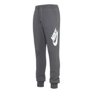 Nike Men's Nike Logo Fleece Casual Sports Pants/trousers/joggers Gray Grey