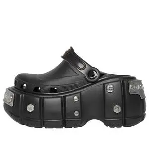 Balenciaga Hardcrocs Platform Slide - Black