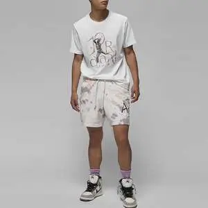 JORDAN Round Neck Pullover Short Sleeve T-shirt White - Default Colorway
