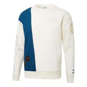PUMA Mix Badge Long Crew Sweater