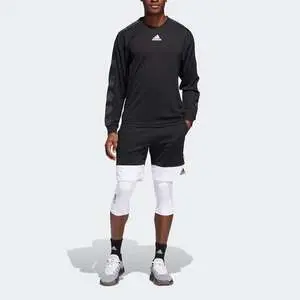 Adidas Long Sleeve Crewneck T-shirt With Printed Details