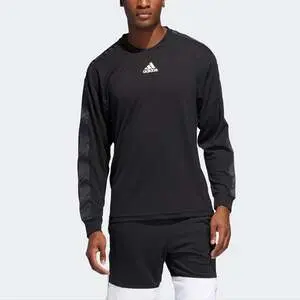 Adidas Long Sleeve Crewneck T-shirt With Printed Details