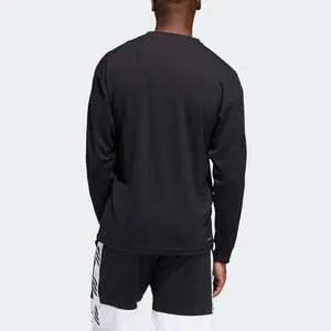 Adidas Long Sleeve Crewneck T-shirt With Printed Details