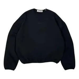 Fear Of God Modern Fit Fleece Crewneck - Jet Black