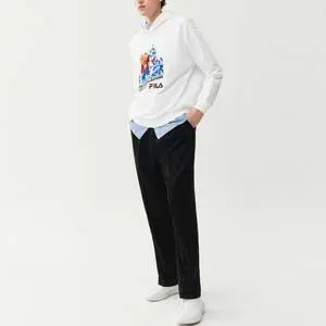 FILA Loose Sports Pullover Hooded Long Sleeve