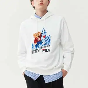 FILA Loose Sports Pullover Hooded Long Sleeve