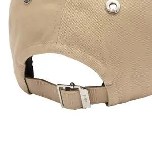 AMI Paris Embroidered Cap - Beige