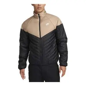 Nike Windrunner Therma-fit Midweight Puffer Jacket - Tan/black