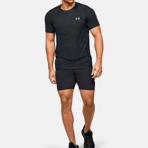 Under Armour Seamless Wave Short Sleeve - Black