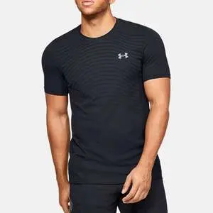 Under Armour Seamless Wave Short Sleeve - Black