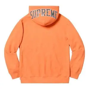 Supreme Curved Logo Hoodie