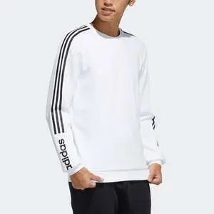 Adidas Neo Long Sleeve Pullover With Sleeve Logo Detail
