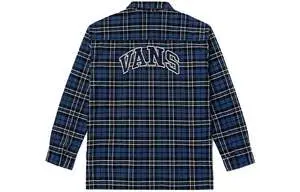 VANS Long Sleeve Plaid Shirt With Logo Detail