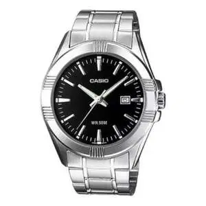 Casio Analog Watch With Stainless Steel Strap - Default Color