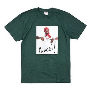 Supreme Fw16 Gucci Mane Tee Printing Short Sleeve - Green
