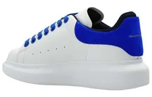 Alexander McQueen Oversized Lace-up Sneakers - White/blue