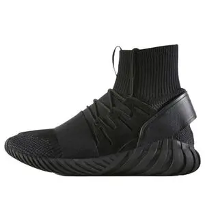 Adidas Tubular Doom Primeknit High Top Sneakers - Black