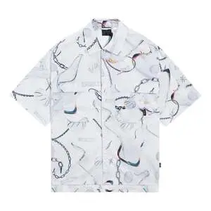 LI-NING X Glare Way Of Wade Full Version Logo Shirt 'white Grey - White/grey/multi-color