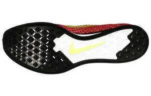 Nike Flyknit Racer Athletic Sneakers - Fiery Red/pinkred
