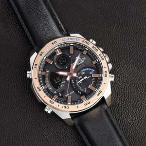 Casio Edifice Solar Powered Analog/digital Chronograph Watch