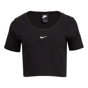 Nike Essential Cropped T-shirt - Black