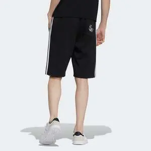 Adidas Neo Mickey Pattern Stripe Sports Shorts