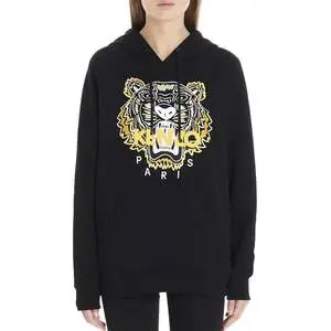 Kenzo Tiger Head Embroidered Hoodie