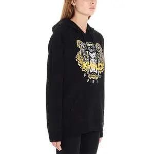 Kenzo Tiger Head Embroidered Hoodie