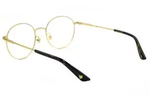 Gucci Metallic Round Optical Glasses