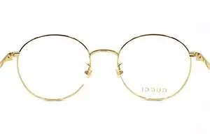 Gucci Metallic Round Optical Glasses