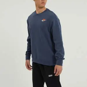 Nike Logo Embroidered Crewneck Pullover