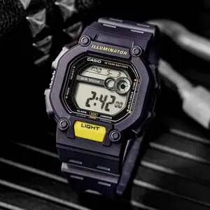 Casio Quartz Waterproof Sports Analog Digital Watch - Blue