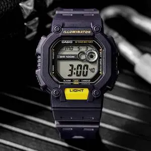 Casio Quartz Waterproof Sports Analog Digital Watch - Blue