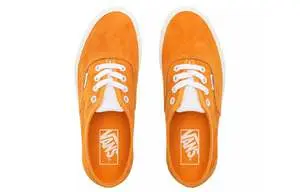 VANS Pig Suede Authentic Lace Up Sneakers - Yellow