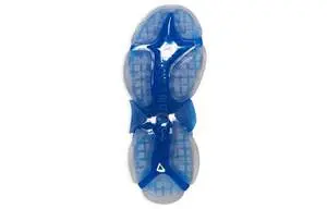 Balenciaga Triple S Clear Sole Sneakers - White/blue