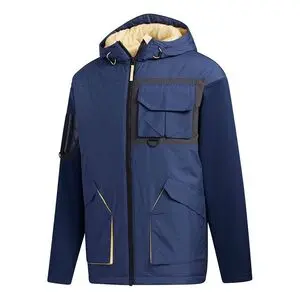 Adidas Outdoor Sports Hooded Jacket - Navy