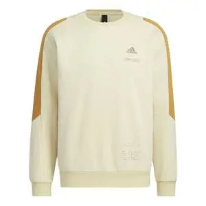 Adidas Adult Male Engineered Crew Sweatshirt - Tan