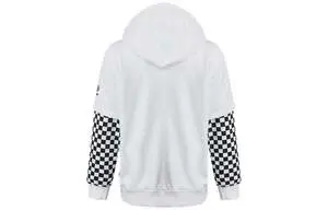 VANS Embroidered Checkerboard Print Hoodie