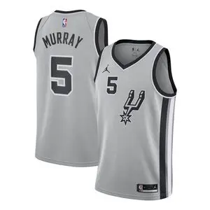 JORDAN X Nba San Antonio Spurs Dejounte Murray 5 Jersey - Grey/multi-color