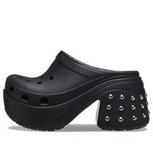 CROCS Siren Studded Clogs - Black