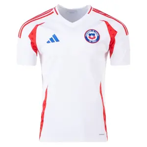 Adidas Chile 24 Away Soccer Jersey - White/red