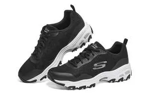 Sketchers D'lites 1.0 Low Top Sneakers - Black/white
