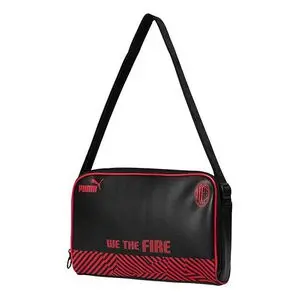 PUMA Ac Milan Reporter Bag - Black/red