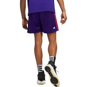 Adidas Stripe Printing Lacing Sports Shorts