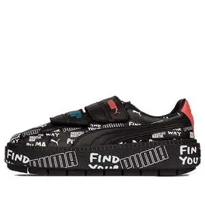 PUMA X Shantell Martin Platform Trace Strap Sneakers - Black
