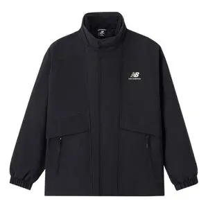 NEW BALANCE Logo Print Sport Jacket - Black