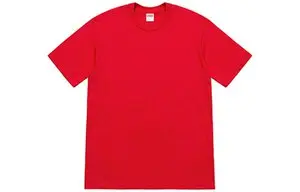 Supreme Ss19 Headline Tee Slogan Logo Short Sleeve - Red