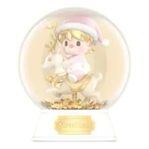 POP MART Sweet Bean Holiday Crystal Ball Secret Edition - Multi-color