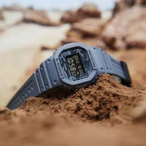 Casio G-shock Square Camouflage Watch - Blue
