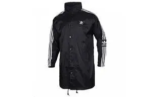 Adidas Originals Hooded Printed Long Windbreaker